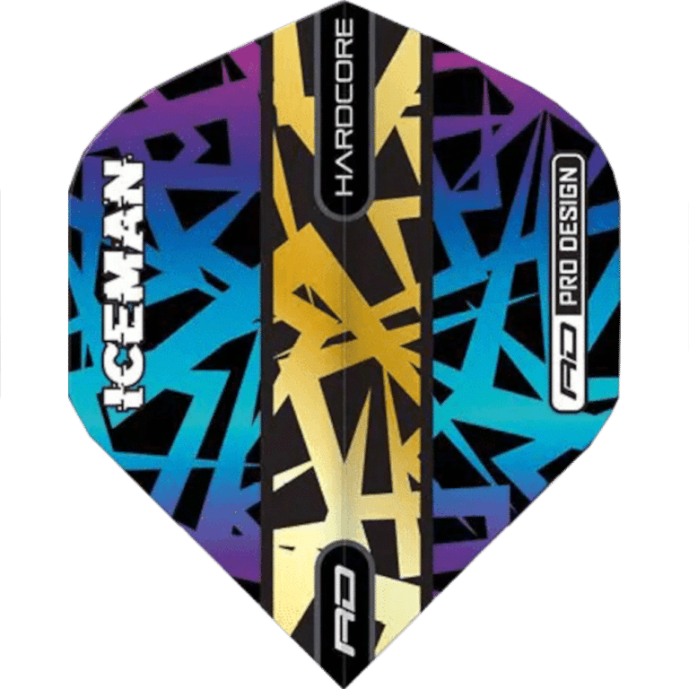 Red Dragon Hardcore Gerwyn Price Iceman Rainbow Standard Flight | SK Darts
