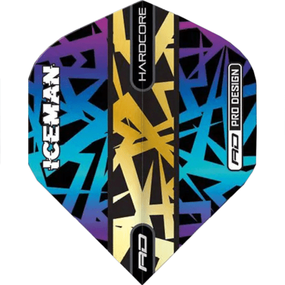 Red Dragon Hardcore Gerwyn Price Iceman Rainbow Standard Flight | SK Darts