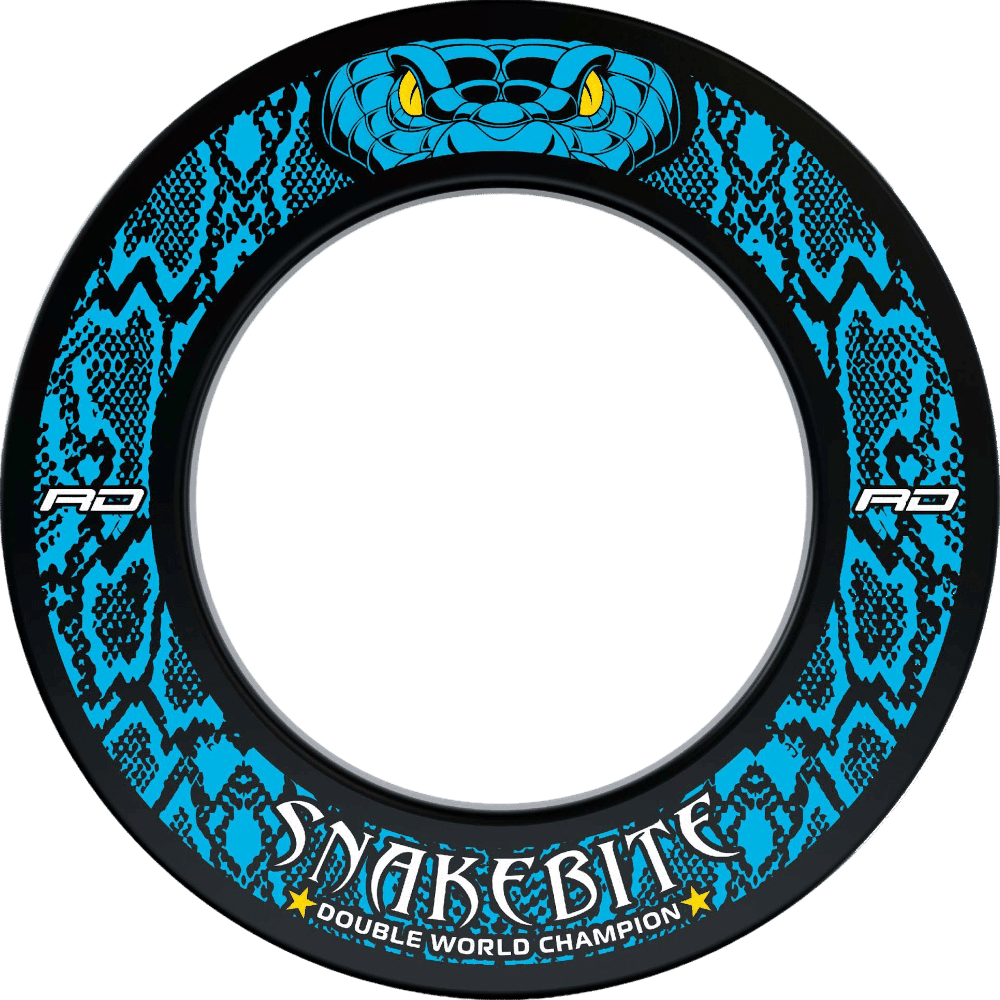 Red Dragon Peter Wright Snakebite Double World Champion Dartboard ...