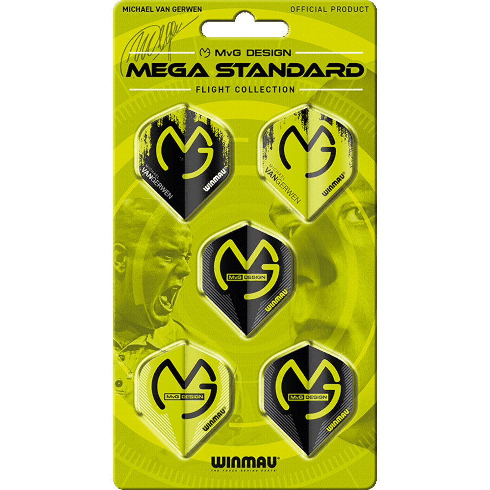 Winmau Mega Michael van Gerwen MVG Standard Flight Pack | SK Darts