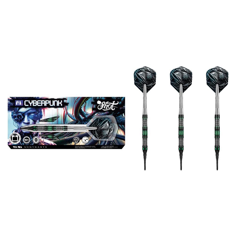 Shot! AI Cyberpunk Softdart 90% | SK Darts Shot! AI Cyberpunk Softdart 90% | SK Darts