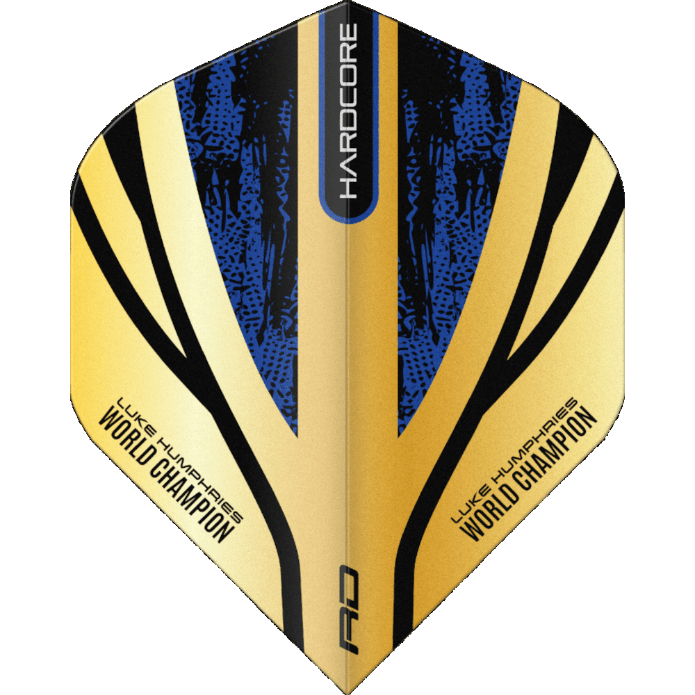 Red Dragon Hardcore Luke Humphries Metallic Standard Flight | SK Darts